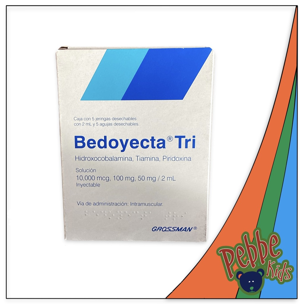 BEDOYECTA TRI C/5 AMPOLLETAS | Distribuidora Pebe